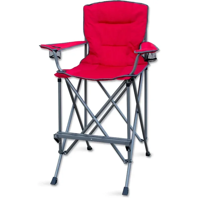 Extra-Tall-Folding-Chair-Bar-Height-Director-Chair-for-Camping-Home ...