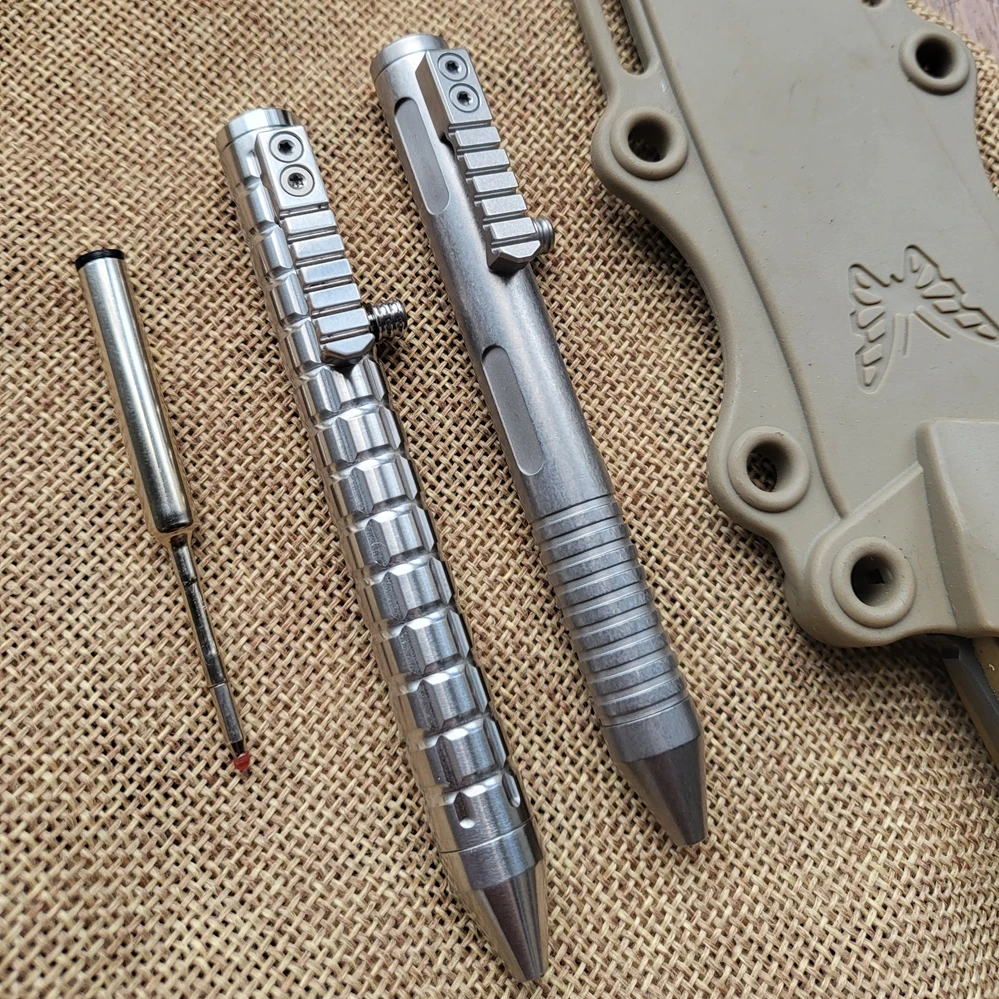 1-Piece-Mini-Short-Titanium-Alloy-Pen-Titanium-Pocket-Clip-EDC-Ball ...