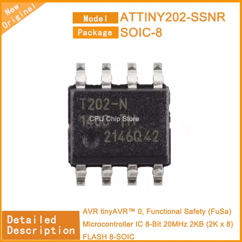 10-100PCS-New-Original-ATTINY202-SSNR-ATTINY202-AVR-tinyAVR-0 ...