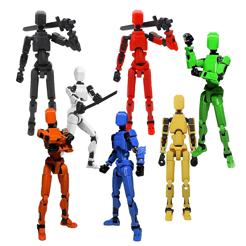 Kids-Handmade-DIY-Assembling-13-Multi-jointed-Movable-Doll-3D-Printing ...