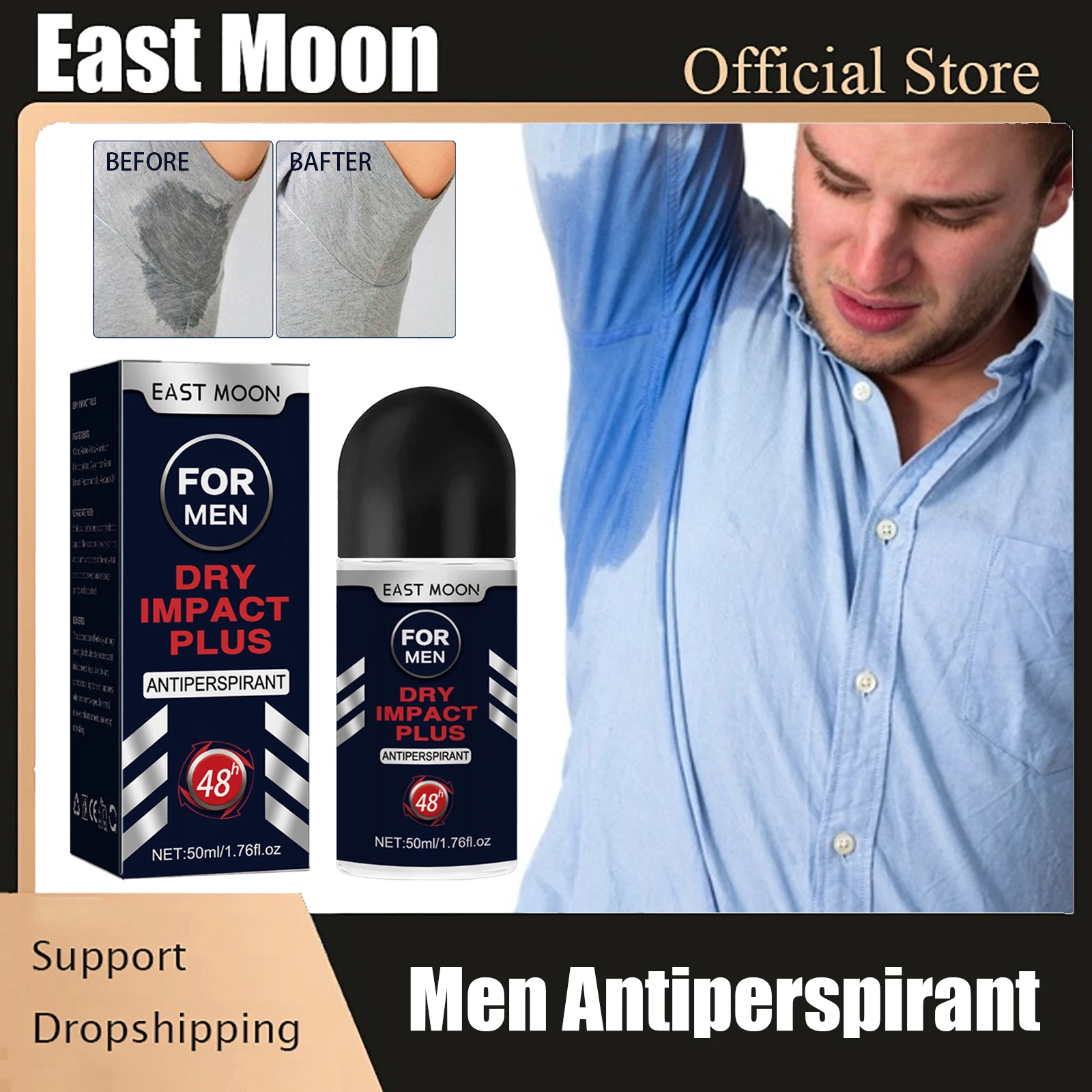 Antiperspirant-for-Men-Roll-on-Bottle-Reduce-Sweating-Odor-Remover ...