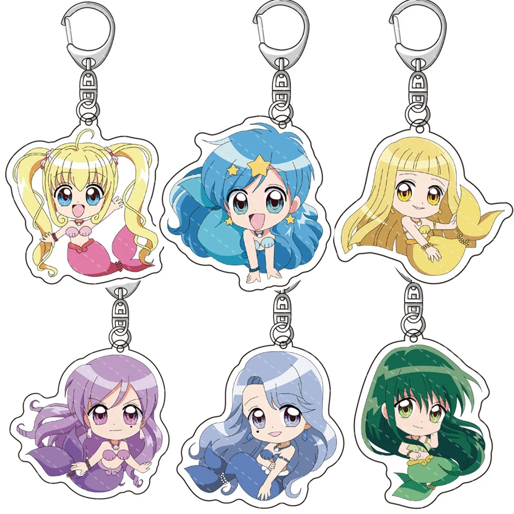 Mermaid-Melody-Keychain-Cosplay-Annime-Nanami-Ruchia-Lucia-Hanon-Hosho ...