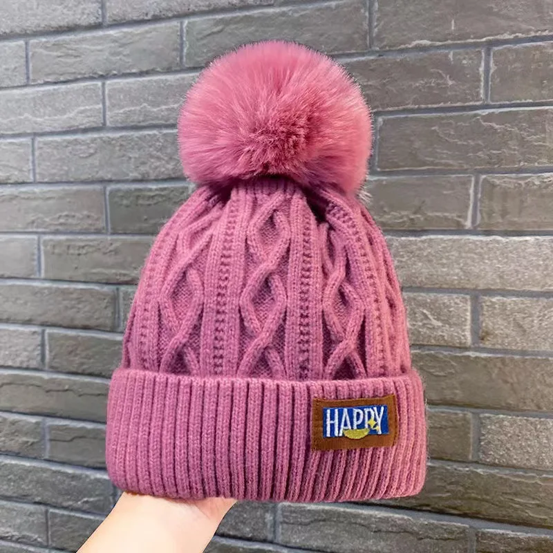 2023-Winter-New-Suede-Hat-Warm-Knitted-Hat-Korean-Edition-Cold-Hat ...