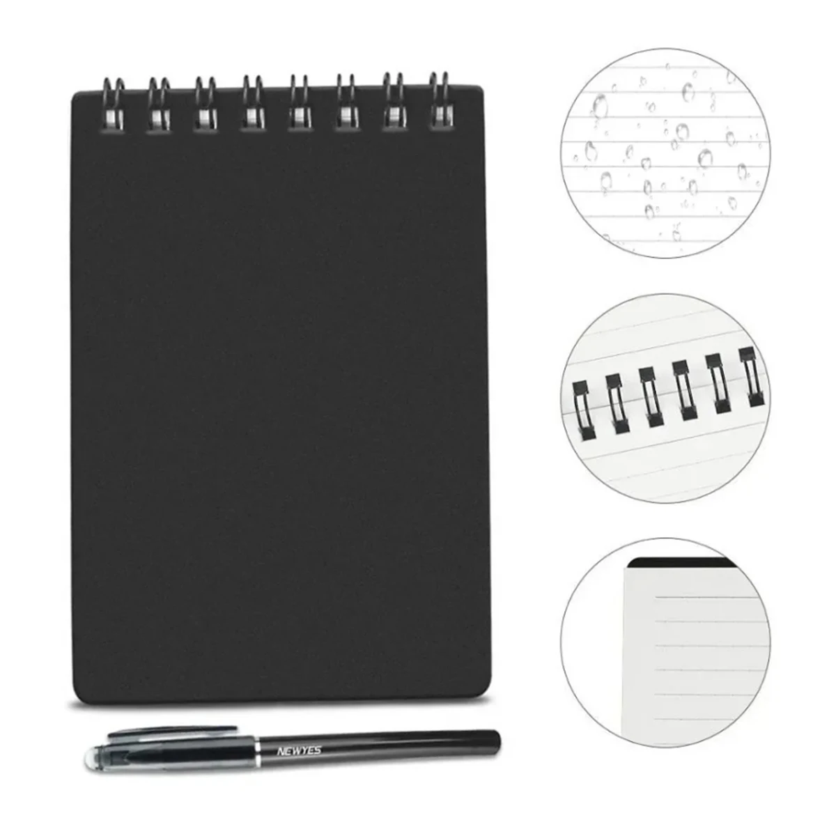 Mini-A7-Erasable-Notebook-Paper-Reusable-Smart-Microwave-Wave-Cloud ...