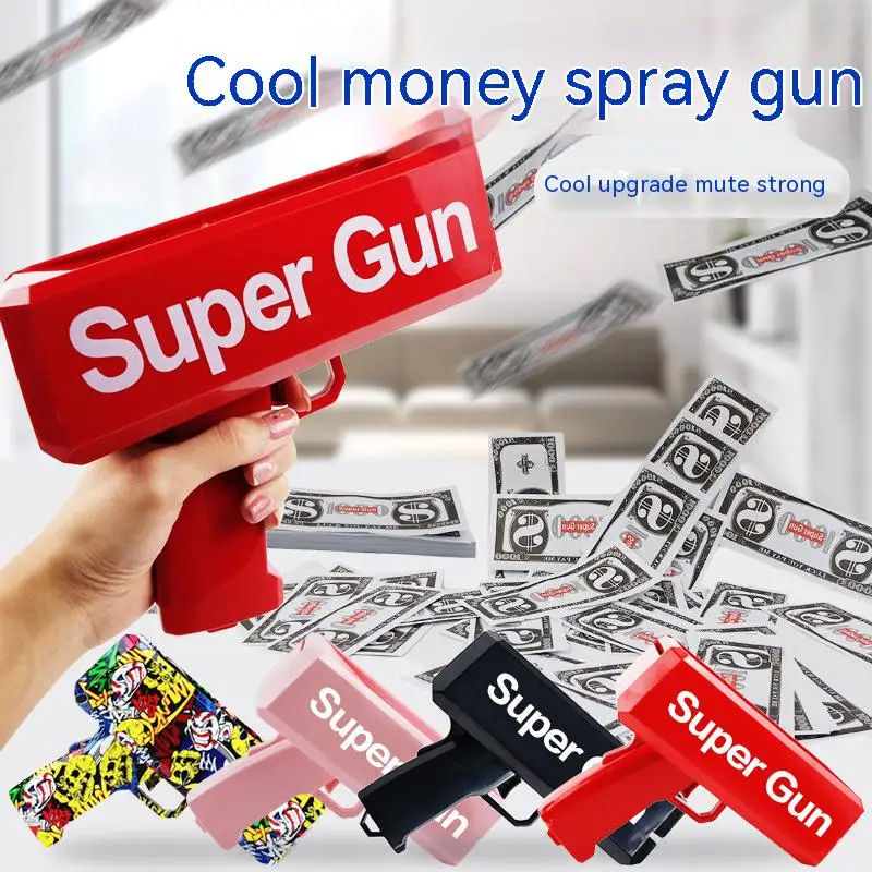 Money Shooter Banknote Launcher Cash Shooter Celebration Spray Money ...