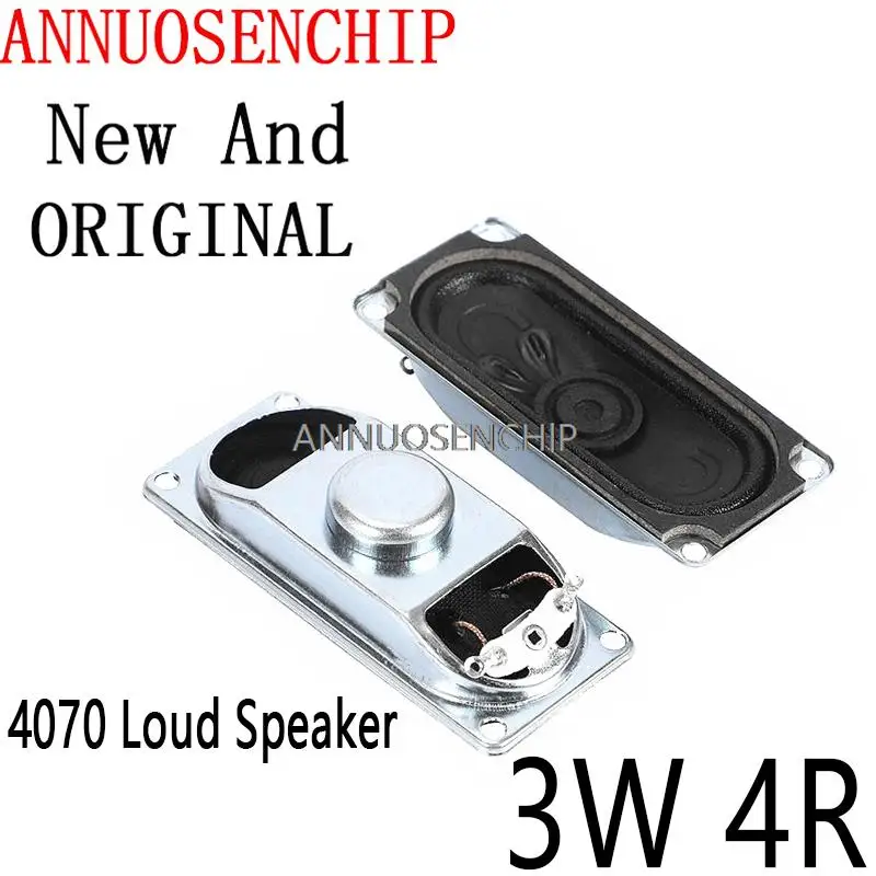 2PCS LCD Monitor/TV Speaker Horn Loud Speaker 4 Ohms 3 Watt 4R 3W 40*70MM Thickness 20MM 4070 3W 4R