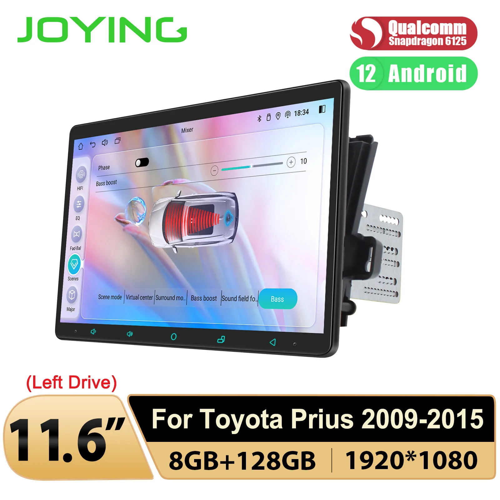 JOYING-Left-Drive-11-6-8G-128G-Android-12-Car-Radio-Stereo-Car ...