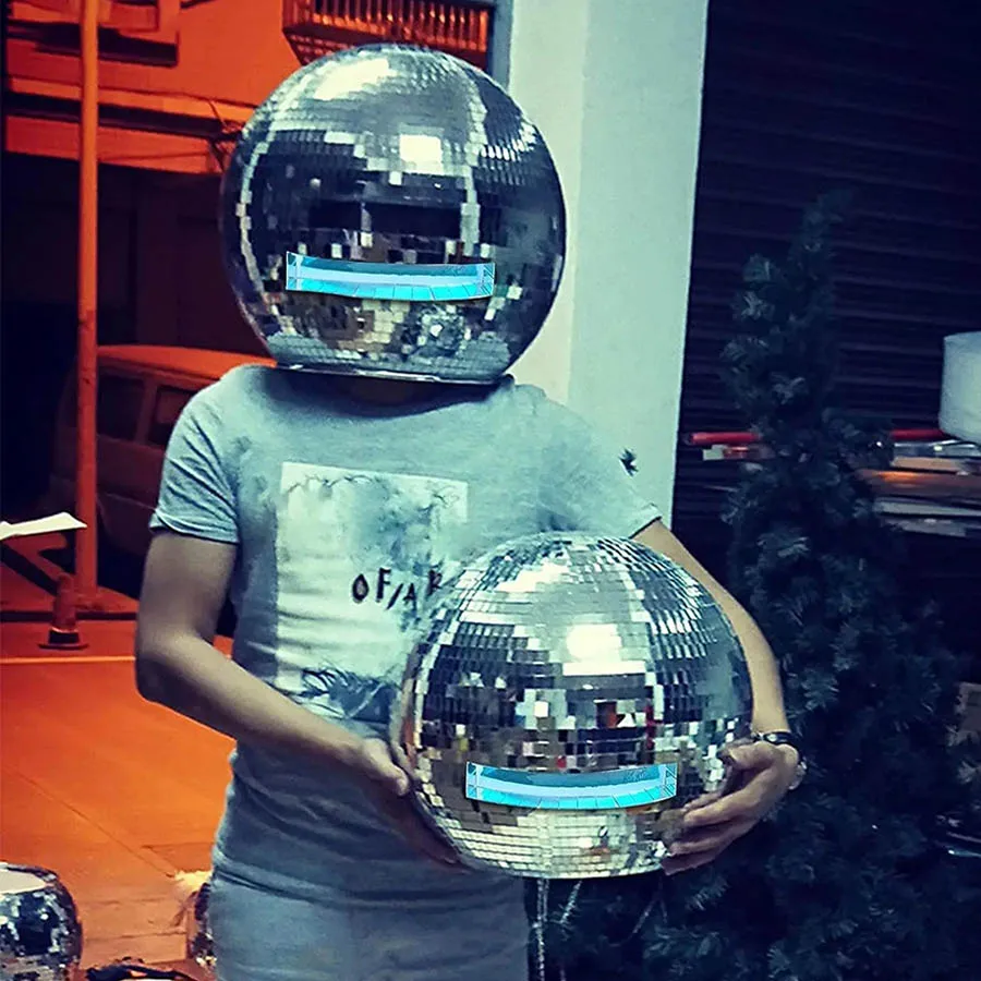 Diameter-40CM-Cool-Disco-Mirror-Ball-Helmet-Mask-Mirror-Cosplay-Costume ...