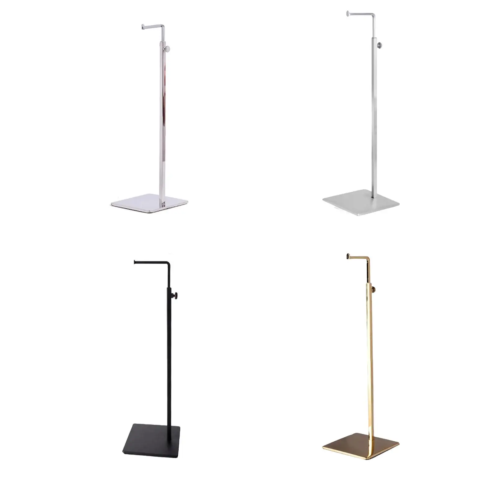 Stainless-Steel-Handbag-Display-Rack-Adjustable-Height-Metal-Scarf ...