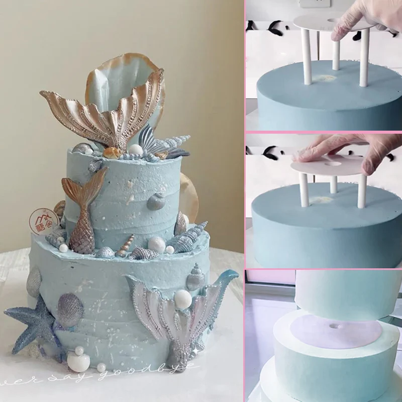 6-8-10inch-Multi-Layer-Cake-Stand-Wedding-Birthday-Pastry-Cake-Support ...