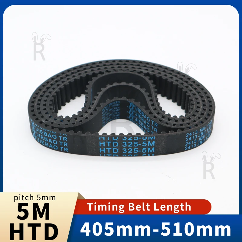 HTD5M Tming Belt Length 405mm 410 415 420 425 430 435 440 445 450 455 ...