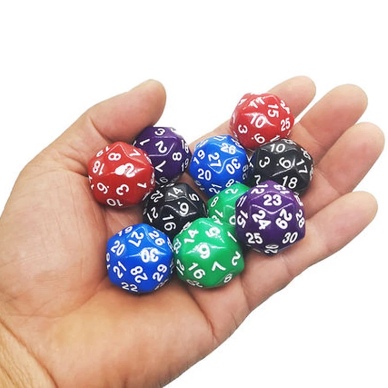 Dés de Mathématiques D30 pour Enfant, Jeu Montessori, décennie s de ...