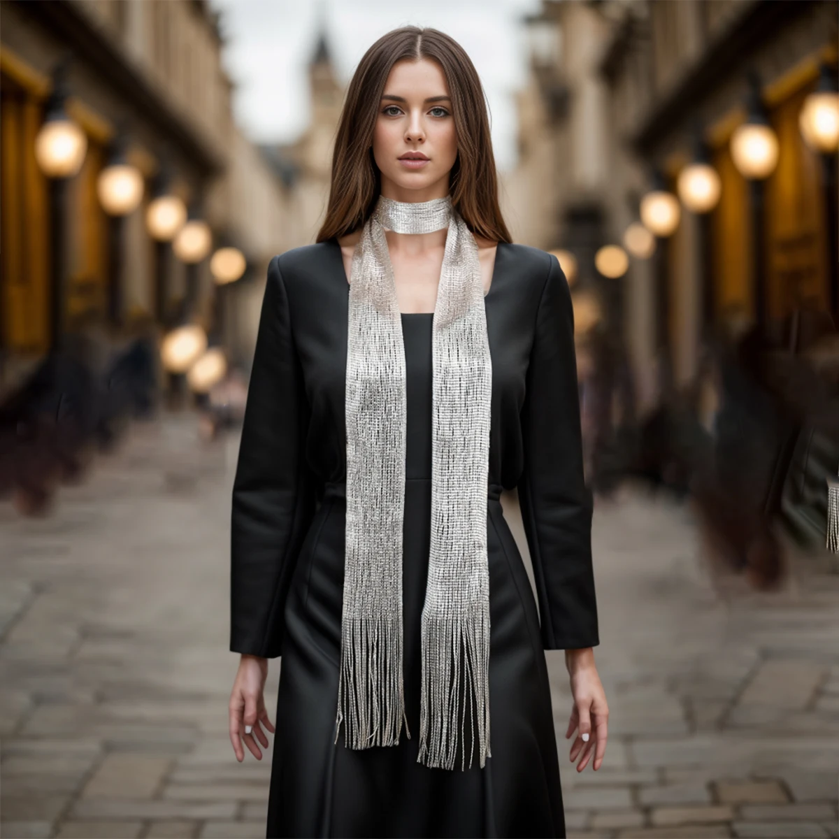 Chal-de-protecci-n-solar-de-seda-brillante-para-mujer-collar-brillante ...