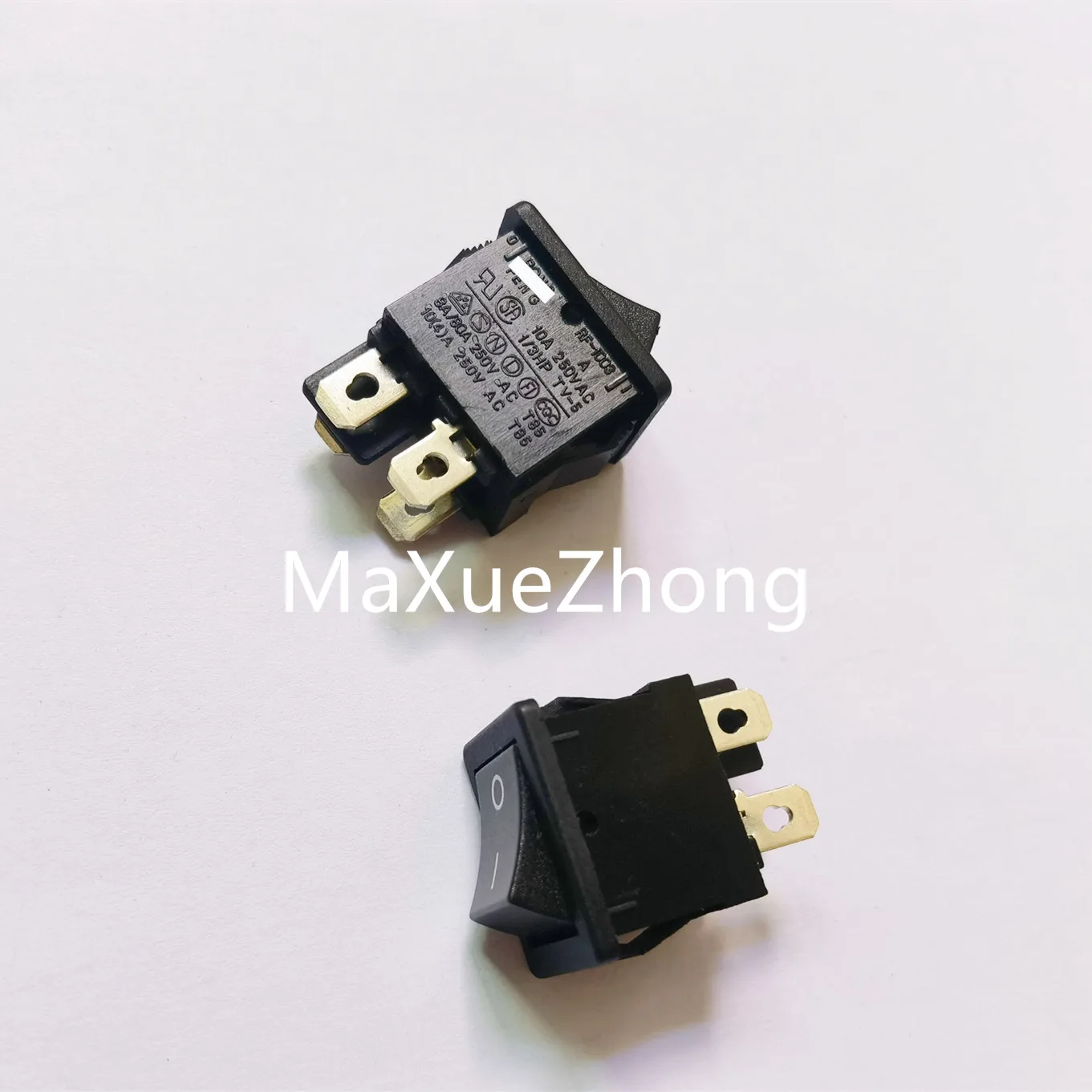 Original new 100% RF-1003 rocker switch power switch 10A 250V black red ...
