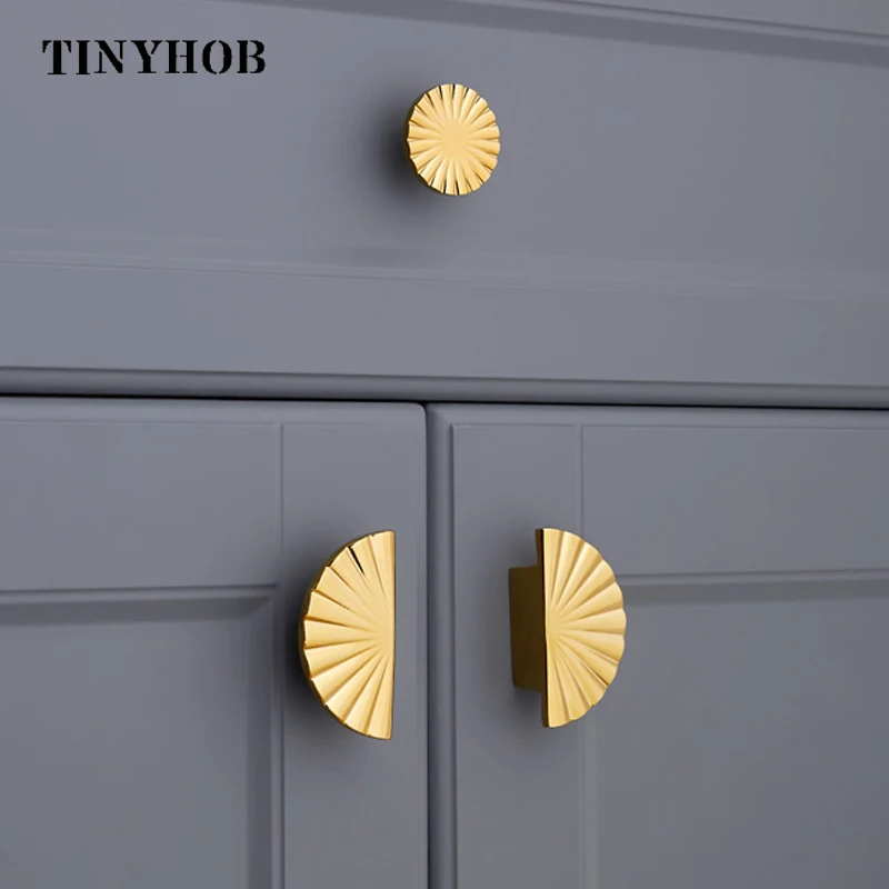 DIY-Semi-Circular-Shape-Door-Knob-European-Antique-Furniture-Handles ...