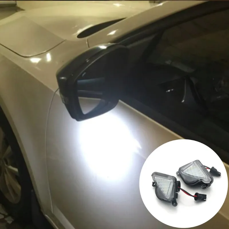 2pcs-LED-Under-Side-Mirror-Puddle-Light-For-Skoda-Octavia-Mk3-5E-2012 ...