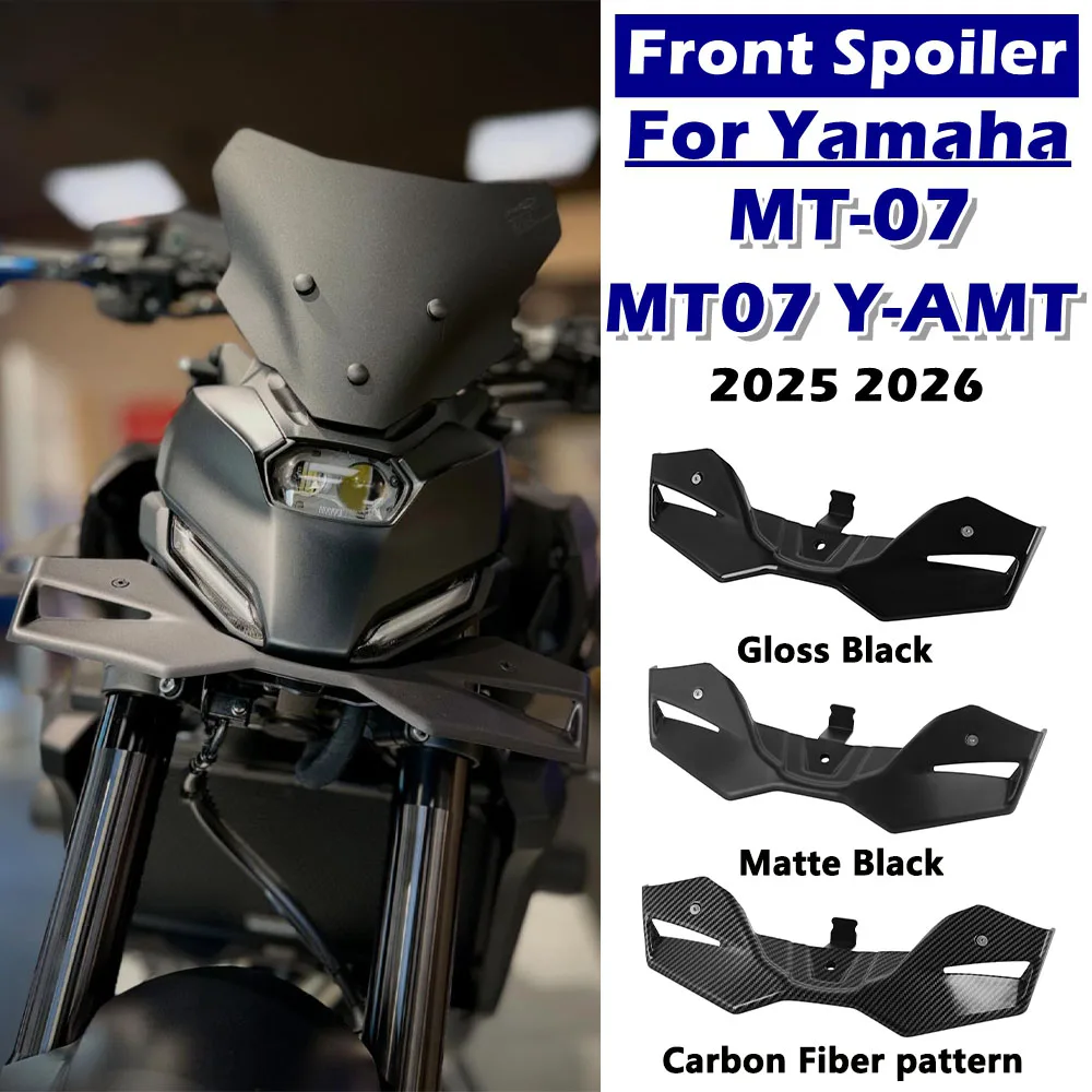 For Yamaha MT 07 MT-07 MT07 Y-AMT 2025 2026 Front Spoiler Downforce ...