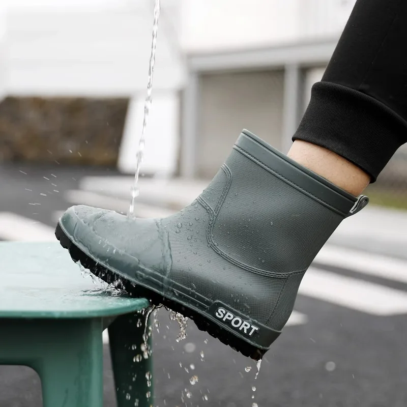 2024-New-Rain-Boots-for-Men-in-Winter-Kitchen-Takeout-Work-Waterproof ...