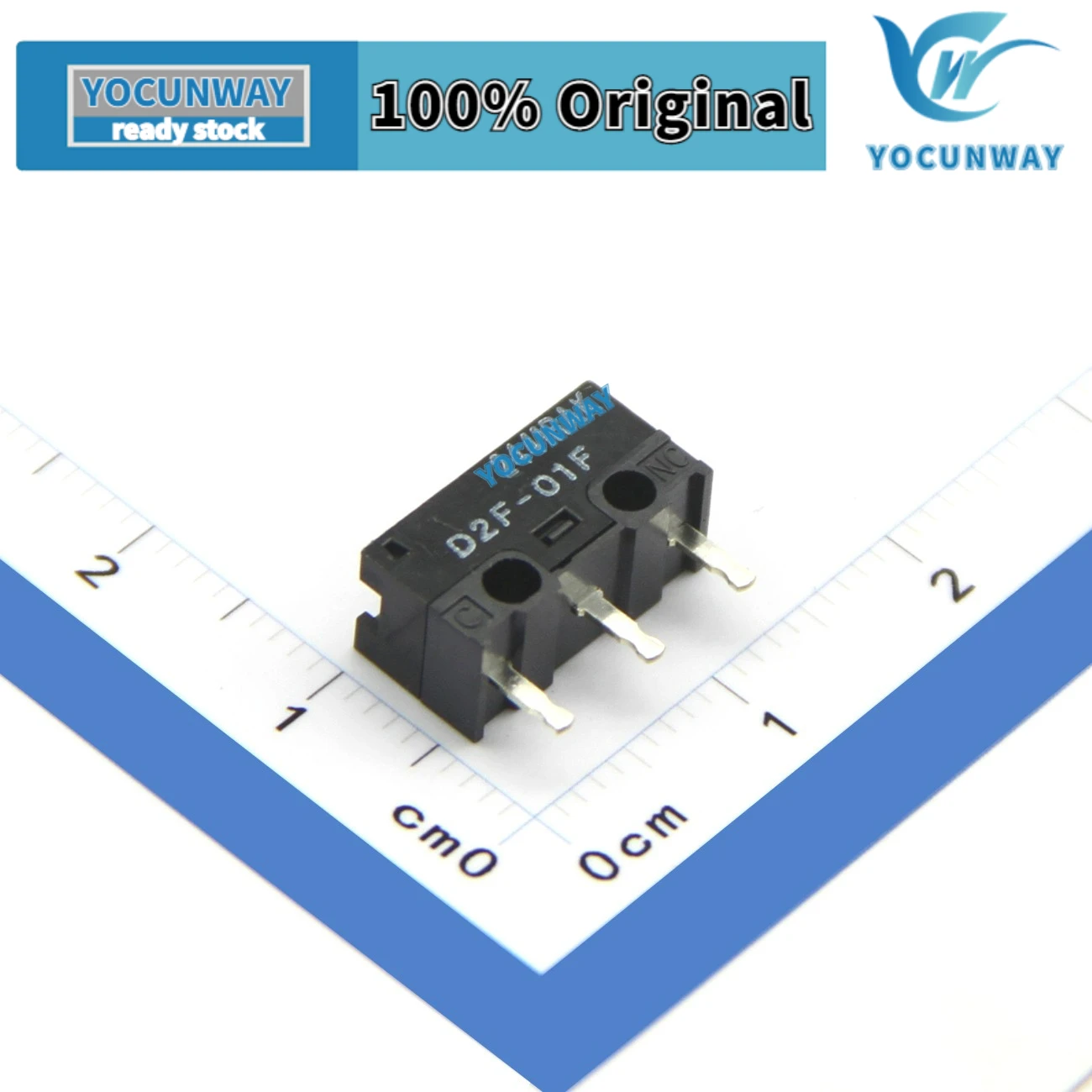 D2F 01F Novo Original Mouse Micro Interruptor JapanOMRON Cinza Dot ...