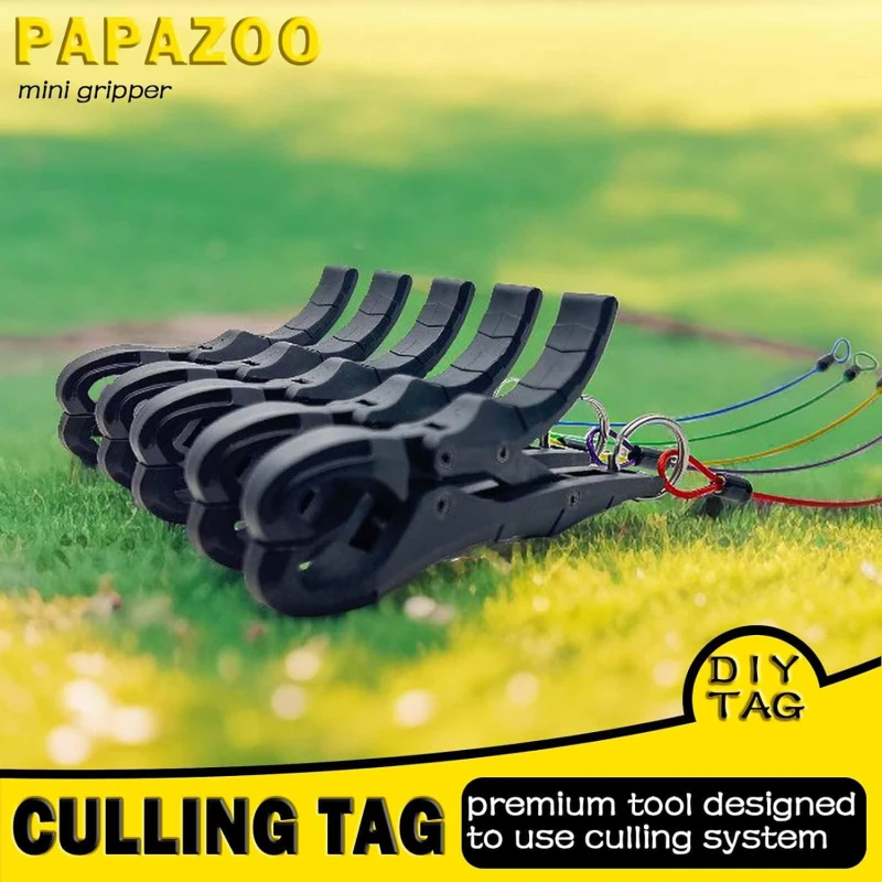 Fish-Lip-Gripper-2Pcs-Black-Grip-Bass-Trout-ABS-Plastic-Fishing-Pliers ...