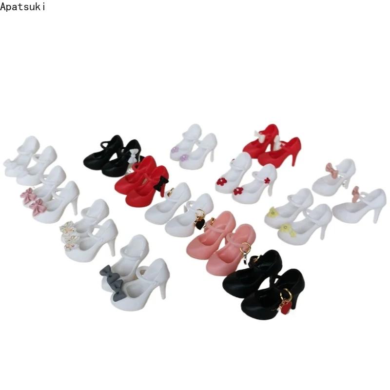 1-6-Office-Lady-Heeled-Shoes-for-Barbie-Doll-High-Heels-Sandal-for ...