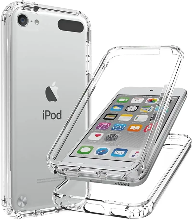 Clear-iPod-Touch-7th-Generation-Case-Heavy-Duty-Full-Body-Rugged-Slim ...