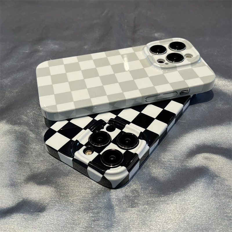 Simple-Checkerboard-Phone-Case-For-Xiaomi-Redmi-K30-K30Pro-NOTE10-NOTE9 ...