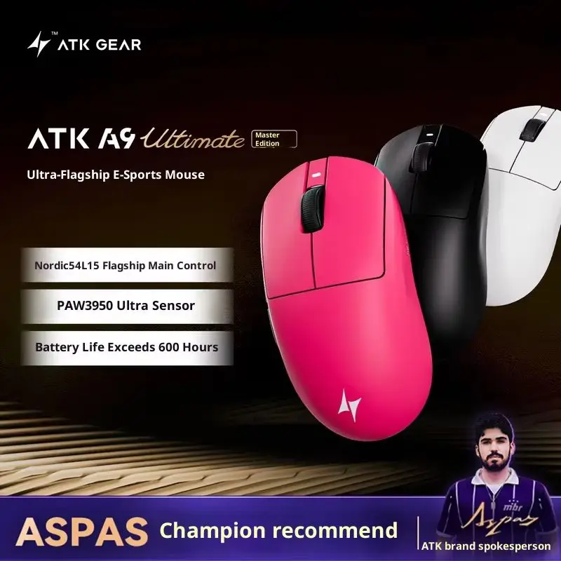 Atk Dragonfly A9 Lightweight Master Edition Paw3950 Ultimate Ergonomic ...