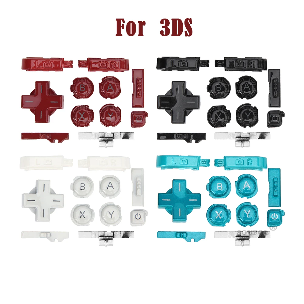 Reemplazo para 3DS Complete D Pad A B X Y ZL ZR ON de botones de ...