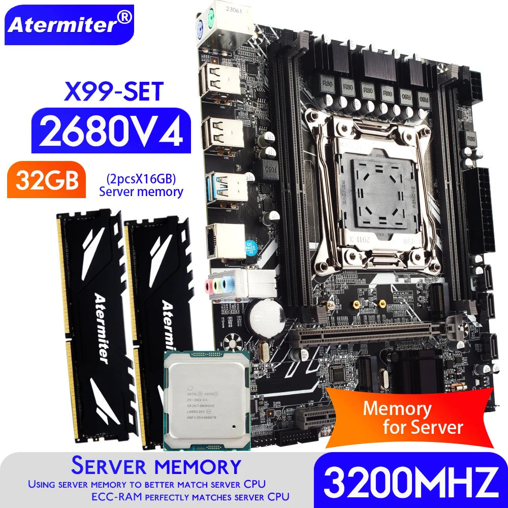 Atermiter-X99-AR9-Motherboard-Set-with-Xeon-E5-2680-V4-CPU-LGA-2011-3 ...