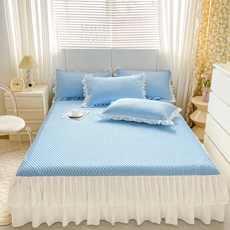 Class-A-3D-Ice-Bean-Ice-Silk-Cold-Mat-Set-of-Three-Machine-Washable-Bed ...