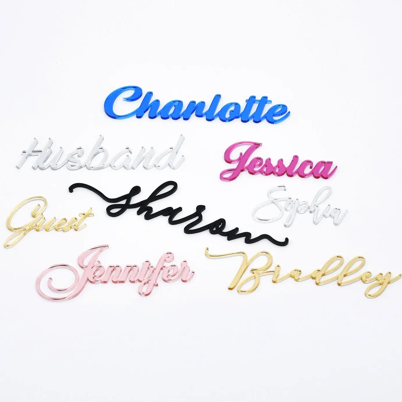 Personalized-Wedding-Place-Table-Cards-Names-Tags-Personalized-Acrylic ...