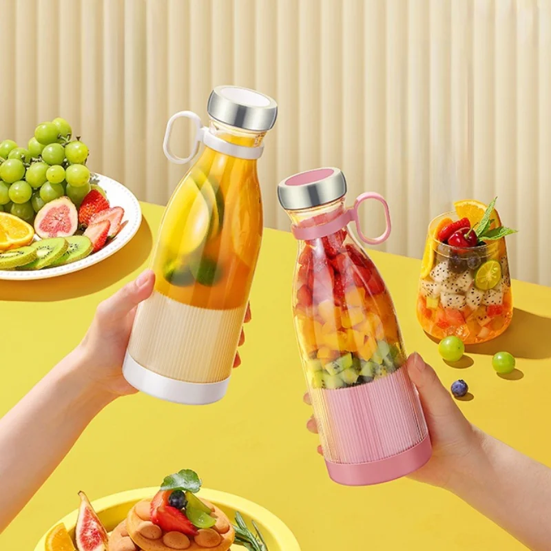 Bottle-Smoothie-Cup-Fruit-Portable-Extractor-Handheld-Electric-Juicer ...