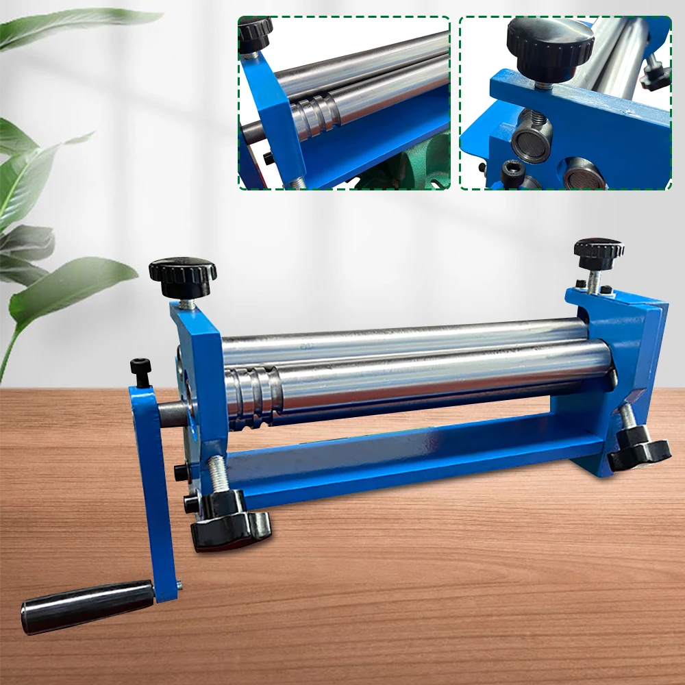 SJ300-Three-Roll-Circular-Bending-Machine-Manual-Bending-Machine-Plate ...