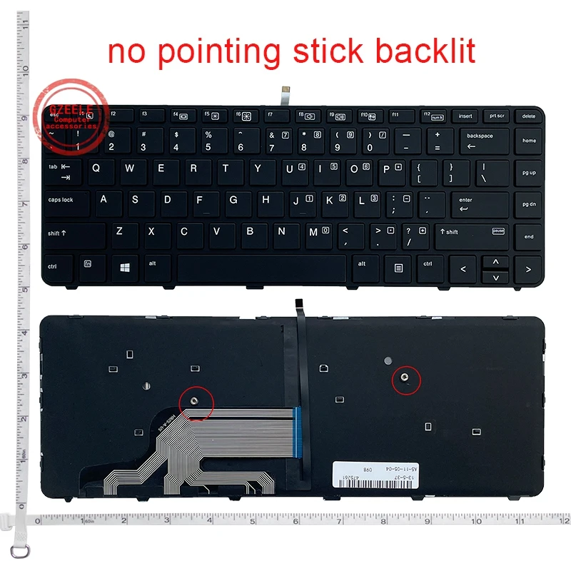 Backlit-Laptop-Keyboard-For-HP-for-Probook-430-G3-440-G3-430-G4-440-G4 ...
