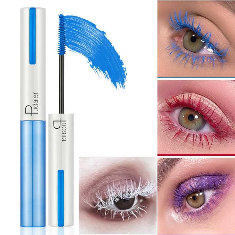 9 Color Mascara Waterproof Fast Dry Eyelashes Curls Extension Make Up ...