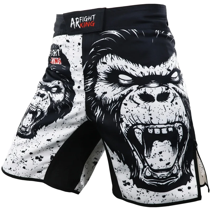 MMA-White-Ape-Fight-Sports-Comprehensive-Fighting-Training-Shorts-Beach ...