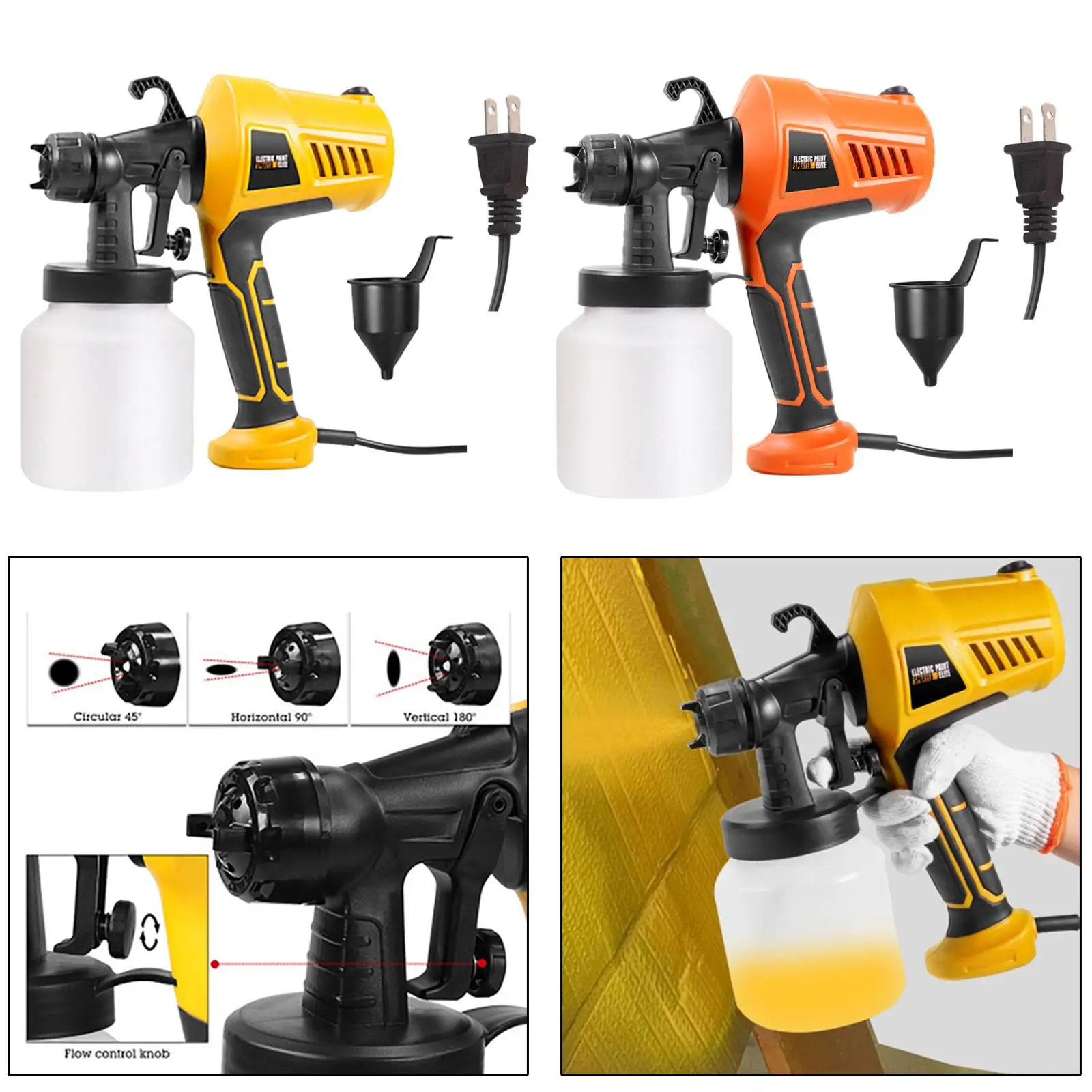 800ml-Electric-Paint-Spray-Gun-Portable-High-Power-Home-Spray-Gun ...