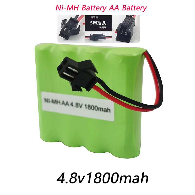 Brand-new-Ni-MH-Battery-AA-Batteries-4-8V-1800mAh-NiMH-Battery-for-RC ...