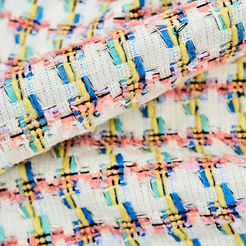 Pink-Plover-Case-Butterfly-Yarn-Blended-Tweed-Fabric-For-Coat-Dress ...