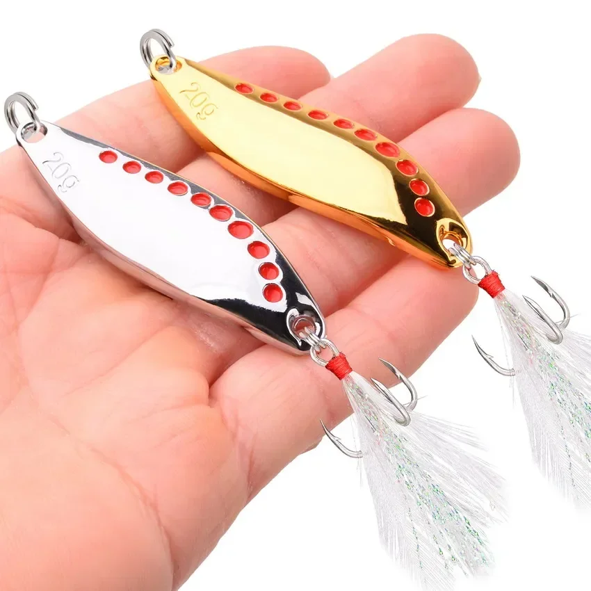 1PCS-Spoon-Spinner-Metal-Leech-Fishing-Lure-Hard-Baits-Sequin-Wobbler ...