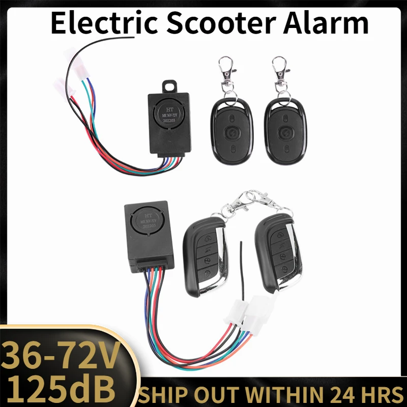 36-72V-125dB-Anti-Theft-E-bike-Alarm-System-Smart-Electric-Scooter ...