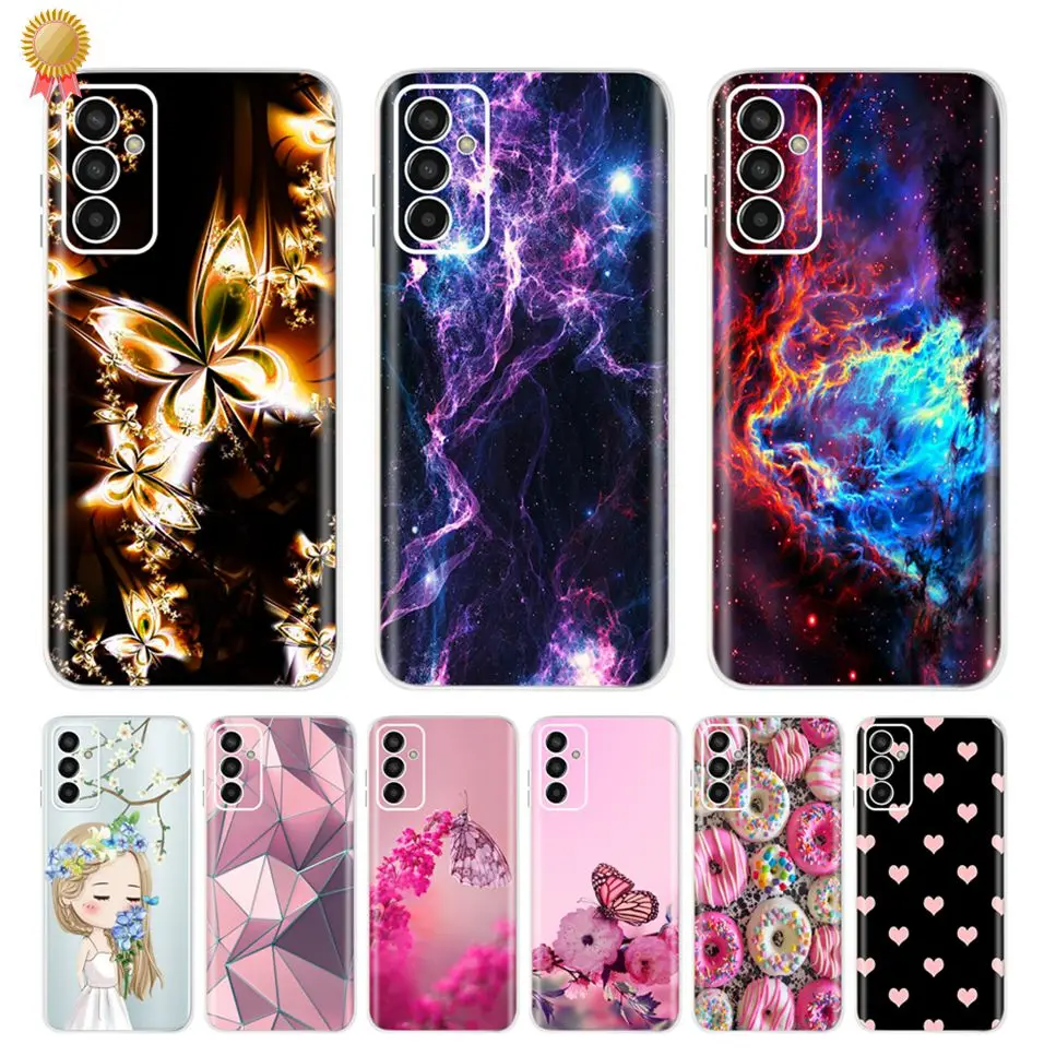 For-Samsung-Galaxy-F-M-13-F13-M13-4G-Case-Cover-Luxury-Women-Silicone ...