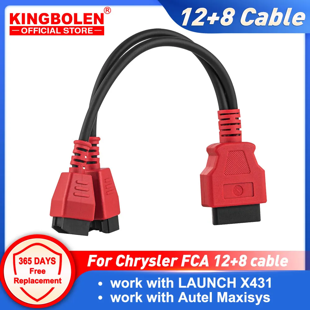 For Chrysler Programming Cable 12+8 Connector for Autel DS808 Maxisys ...