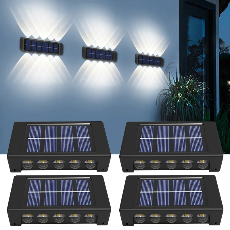 Solar-Power-LED-Garden-Wall-Lights-Outdoor-Waterproof-Decoration-Street ...
