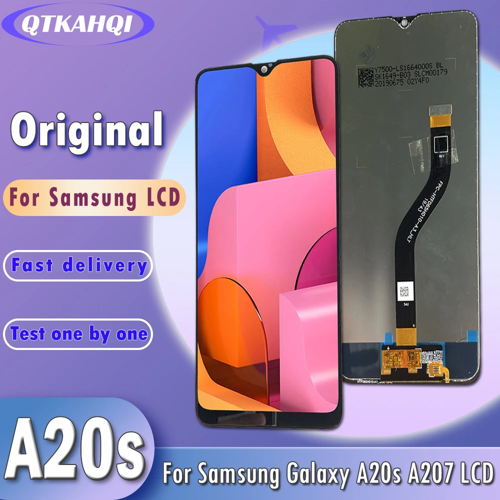 Original LCD For Samsung A20S LCD Screen Display A207 A207F A207F/DS ...