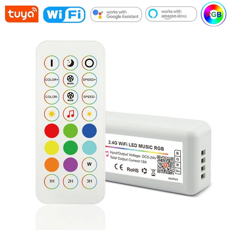 DC5V-24V-Tuya-Wifi-LED-Light-Wireless-Controller-CCT-RGB-RGBW-RGBCW ...