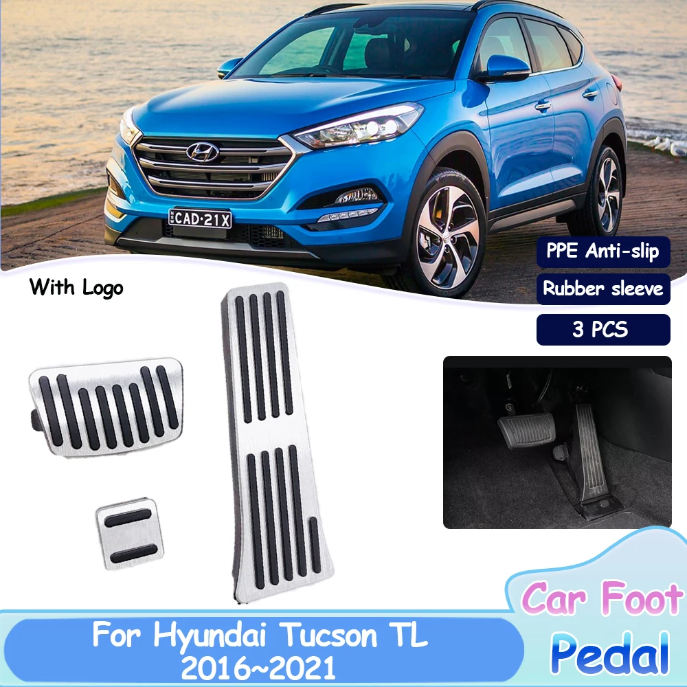 Car-Brake-Foot-Pedals-for-Hyundai-Tucson-TL-2016-2021-No-Drilling ...