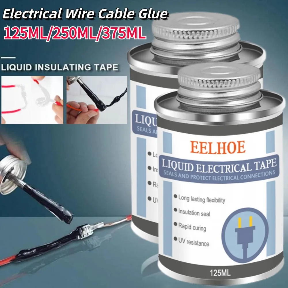 125-250-375ml-Waterproof-Liquid-Electrical-Tape-Insulating-Glue-Repair ...
