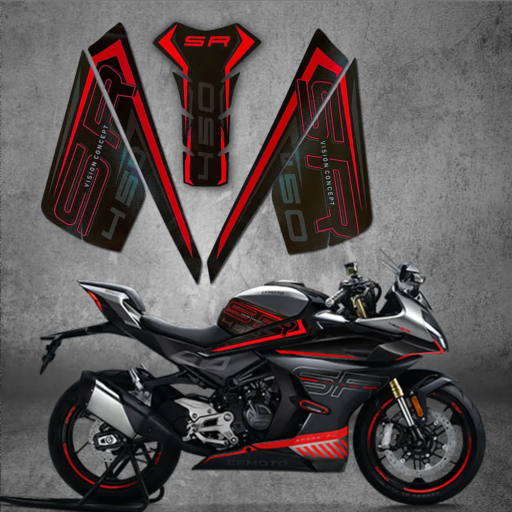 450SR Sticker For CFMOTO 450 SR Motorcycle Accessories Fuel Tank Pads ...
